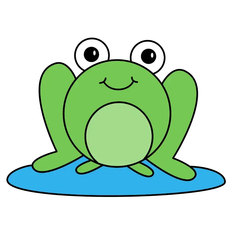 Cómo Dibujar una Rana Bonita Paso a Paso | Kids & Joy 🐸